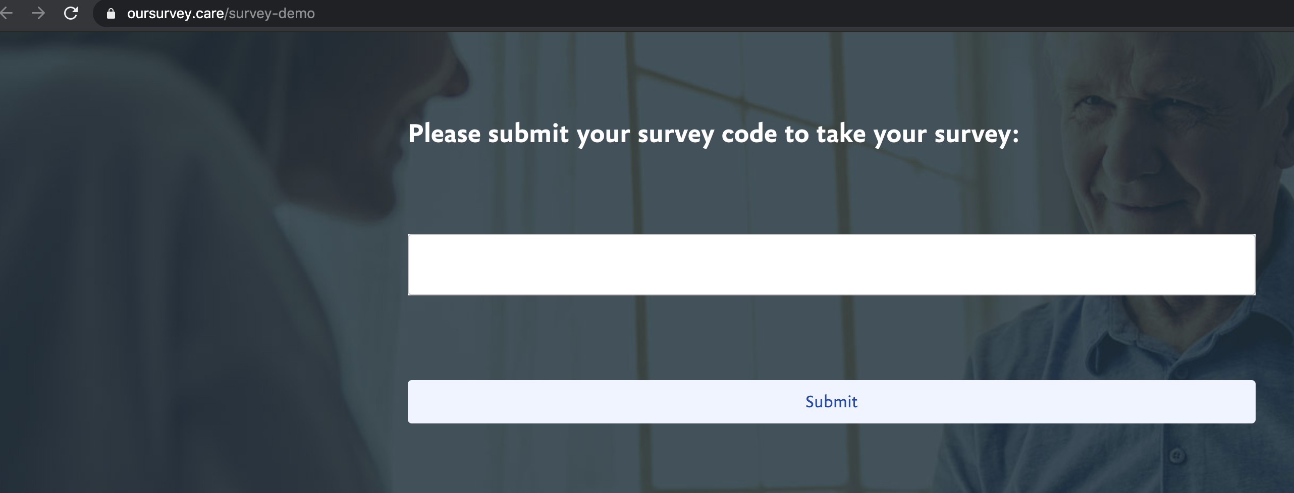 How can customers access our survey?