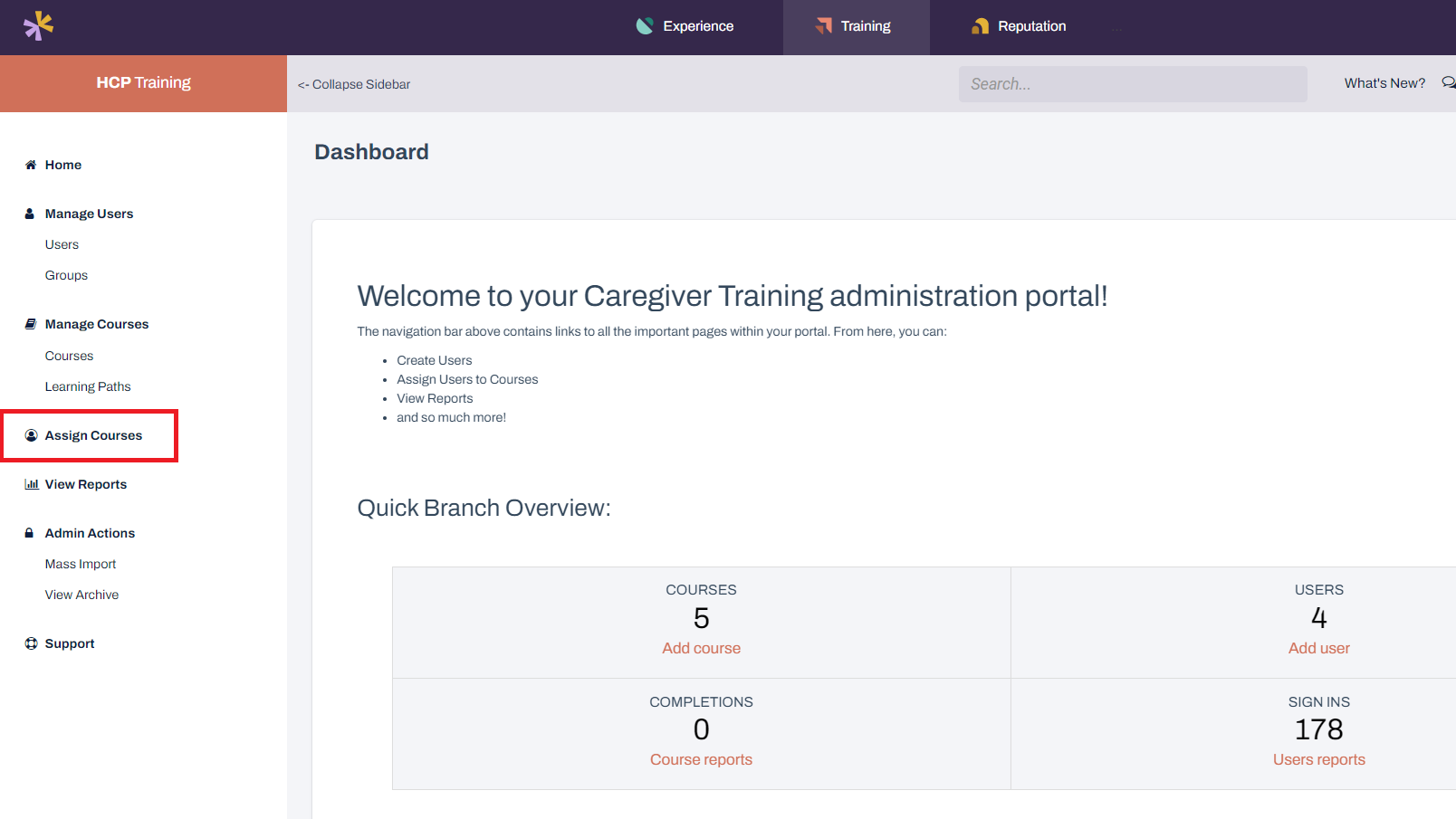 Assign Courses or Learning Paths in Bulk