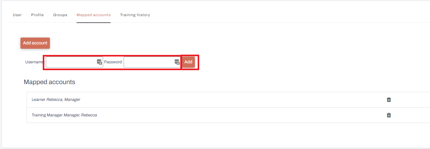 Map Your Learner Account to Your Training Manager Account