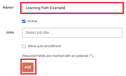 Build your own learning path schedule