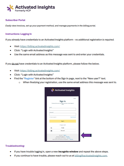 Update Your Billing Info